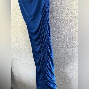 Sweet Storm | Dresses | Fitted Blue With Black Lace Back Dress | Poshmark